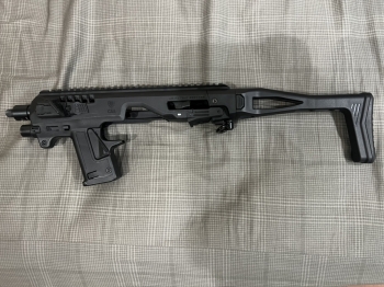 CAA Micro Roni Glock 克拉克G17 / G18 衝鋒槍套件 有裝14逆牙 翔準國際生存遊戲官方網站AIRSOFT