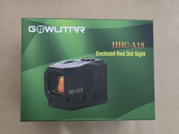 GOWUTAR HHC-A18 Shake Awake 封閉式開關式內紅點快瞄鏡-附高軌鏡座 翔準國際生存遊戲官方網站AIRSOFT