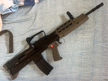 二手We L85 GBB 一槍一（co2) 匣新槍8500下殺售價6000元 功能正常原廠槍盒在 翔準國際生存遊戲官方網站AIRSOFT