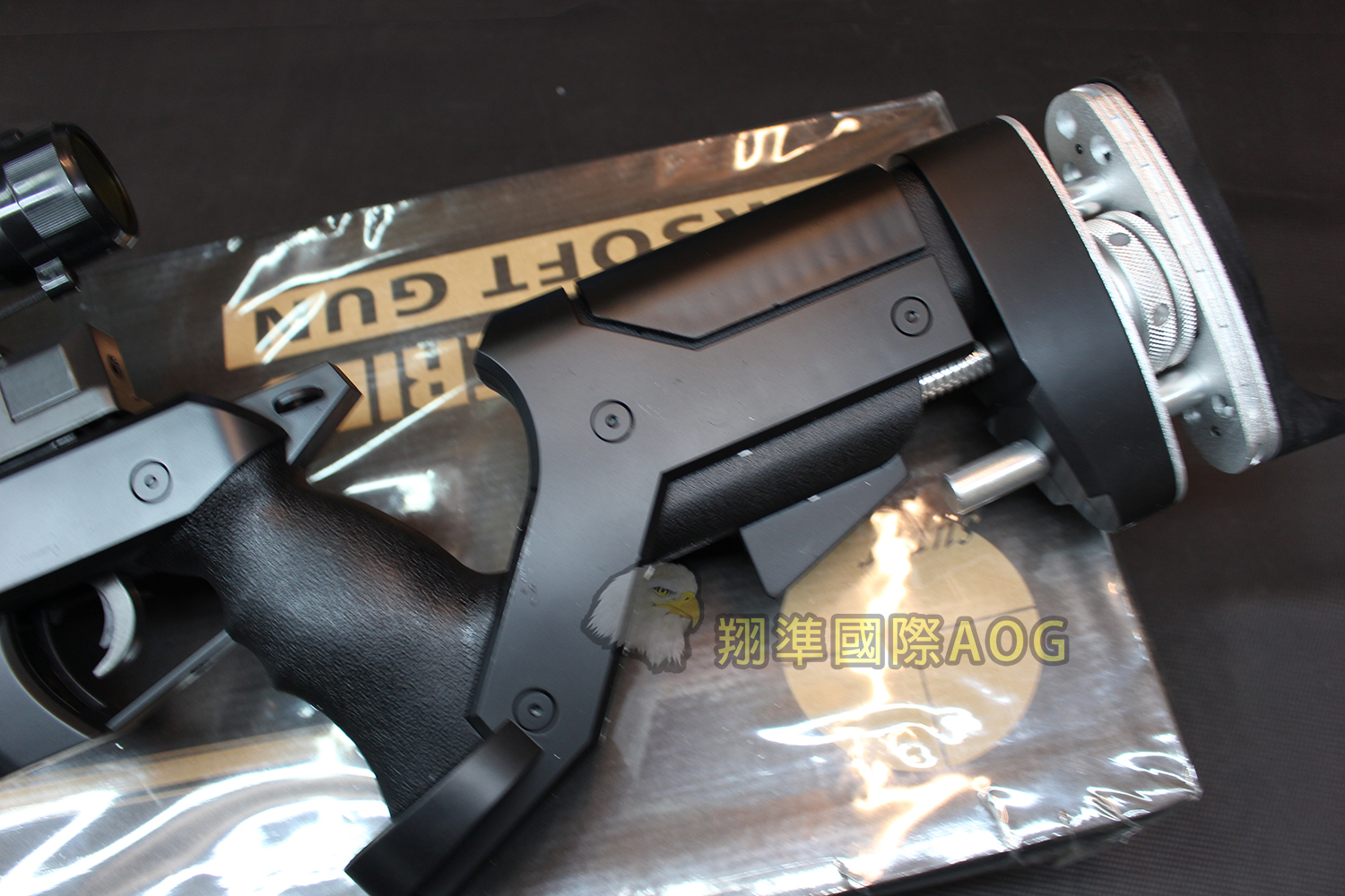 【翔準軍品AOG】WELL MB05 FD 狙擊鏡+腳架 黑色 狙擊槍 手拉 空氣槍 BB 彈玩具 槍 DW-01-MB05FD 翔準國際生存 ...