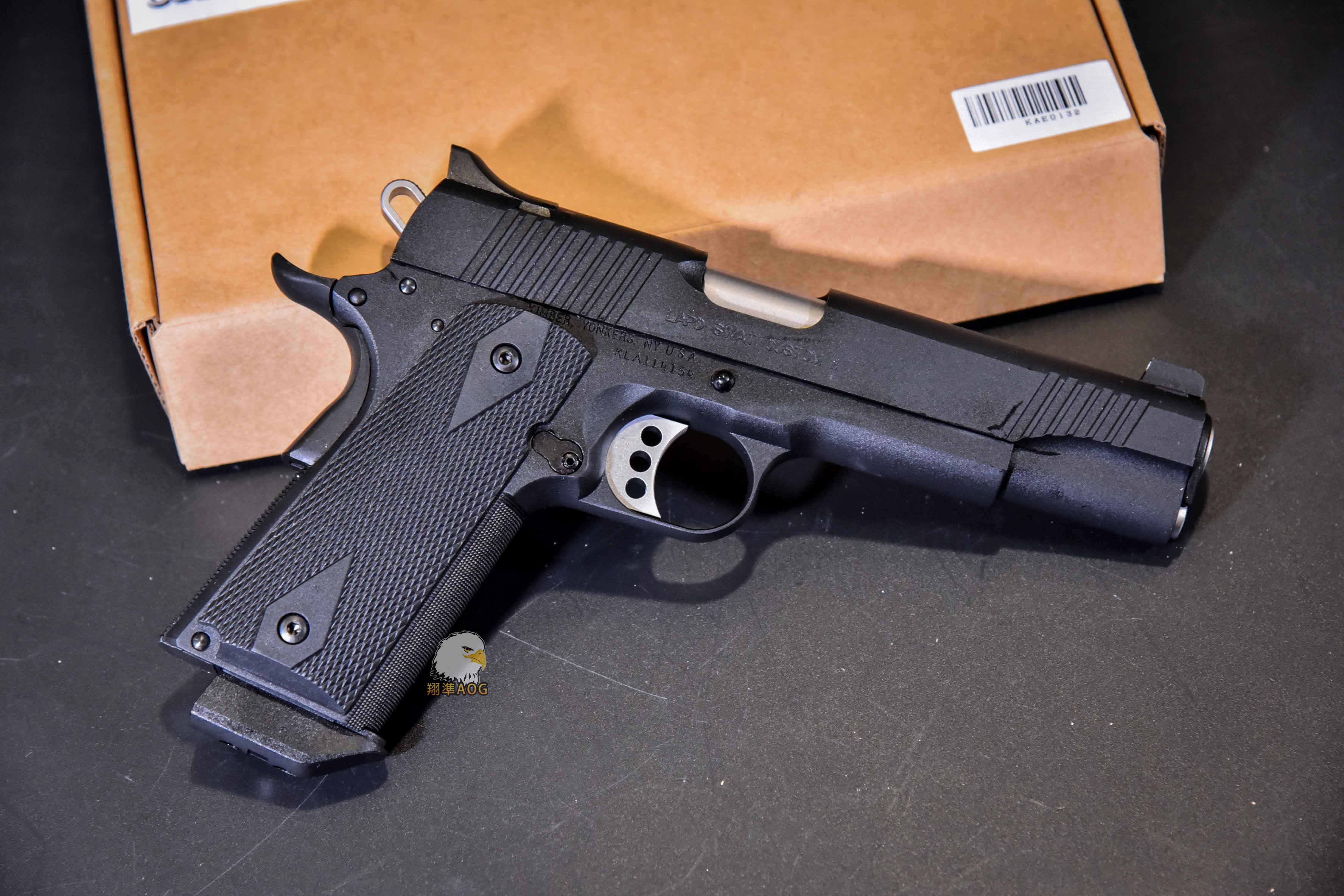 【翔準軍品AOG】 謎版 1911 LAPD SWAT Kimber Custom II瓦斯槍（全新VFC系統）瓦斯槍 後座力D-08 ...