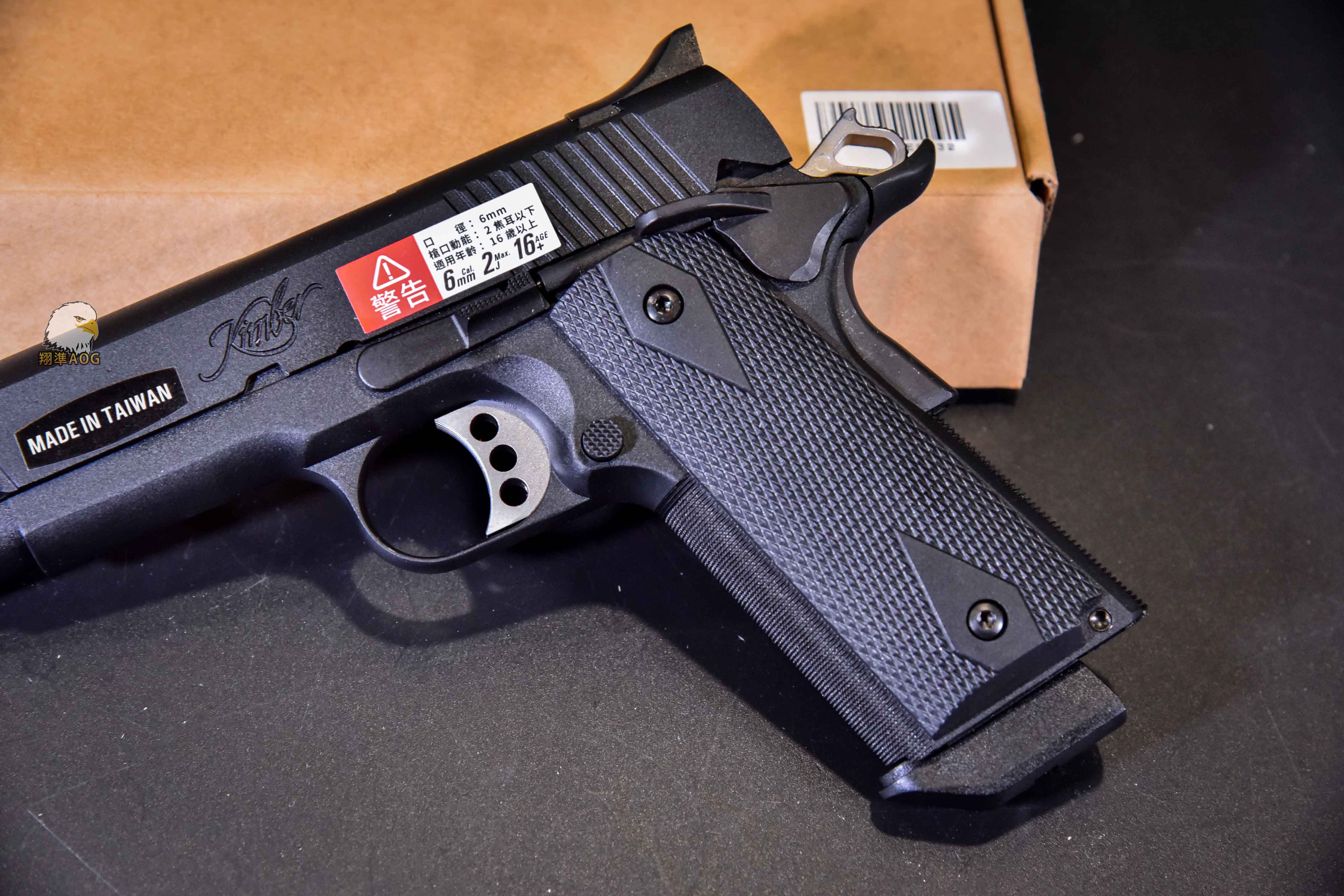 【翔準軍品AOG】 謎版 1911 LAPD SWAT Kimber Custom II瓦斯槍（全新VFC系統）瓦斯槍 後座力D-08 ...