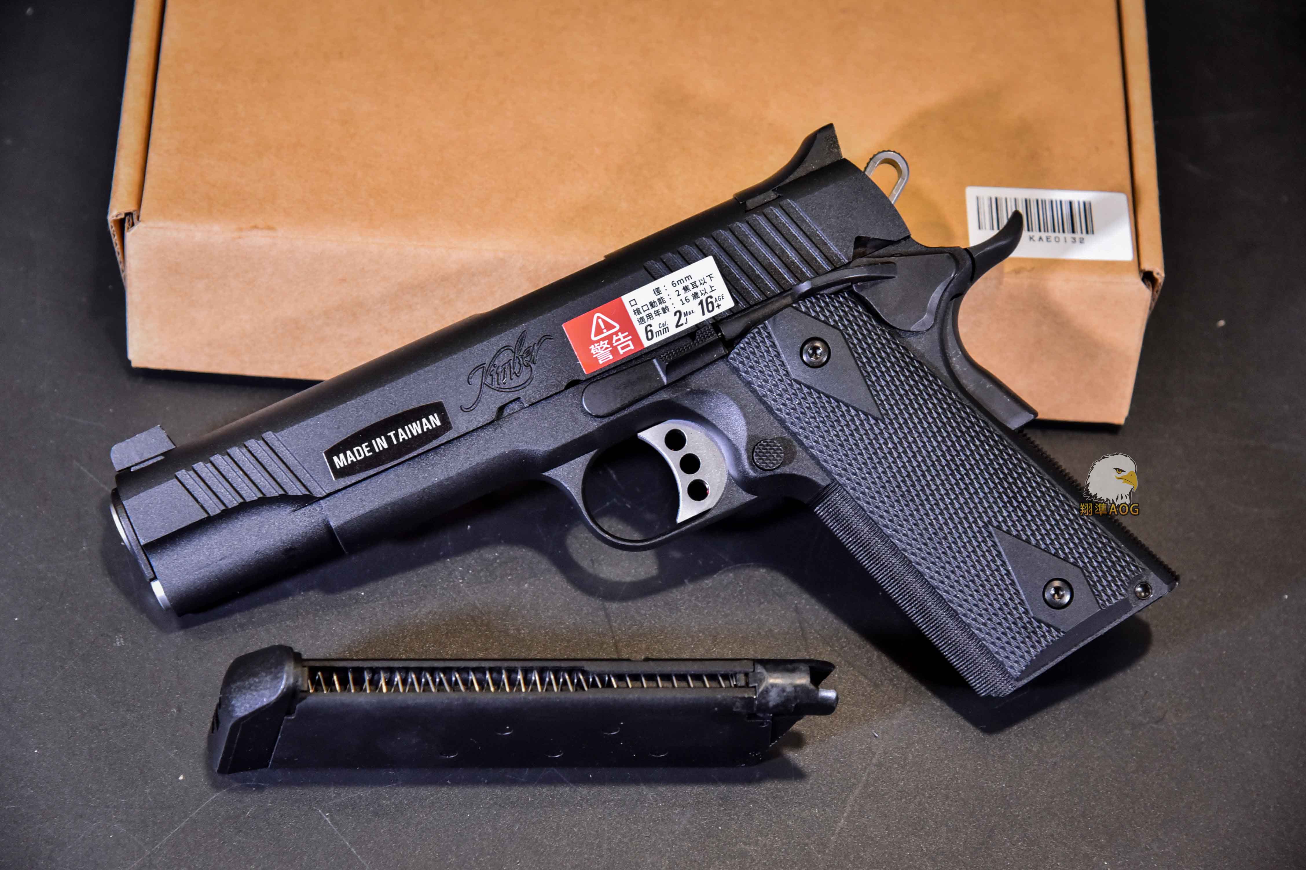 【翔準軍品AOG】 謎版 1911 LAPD SWAT Kimber Custom II瓦斯槍（全新VFC系統）瓦斯槍 後座力D-08 ...