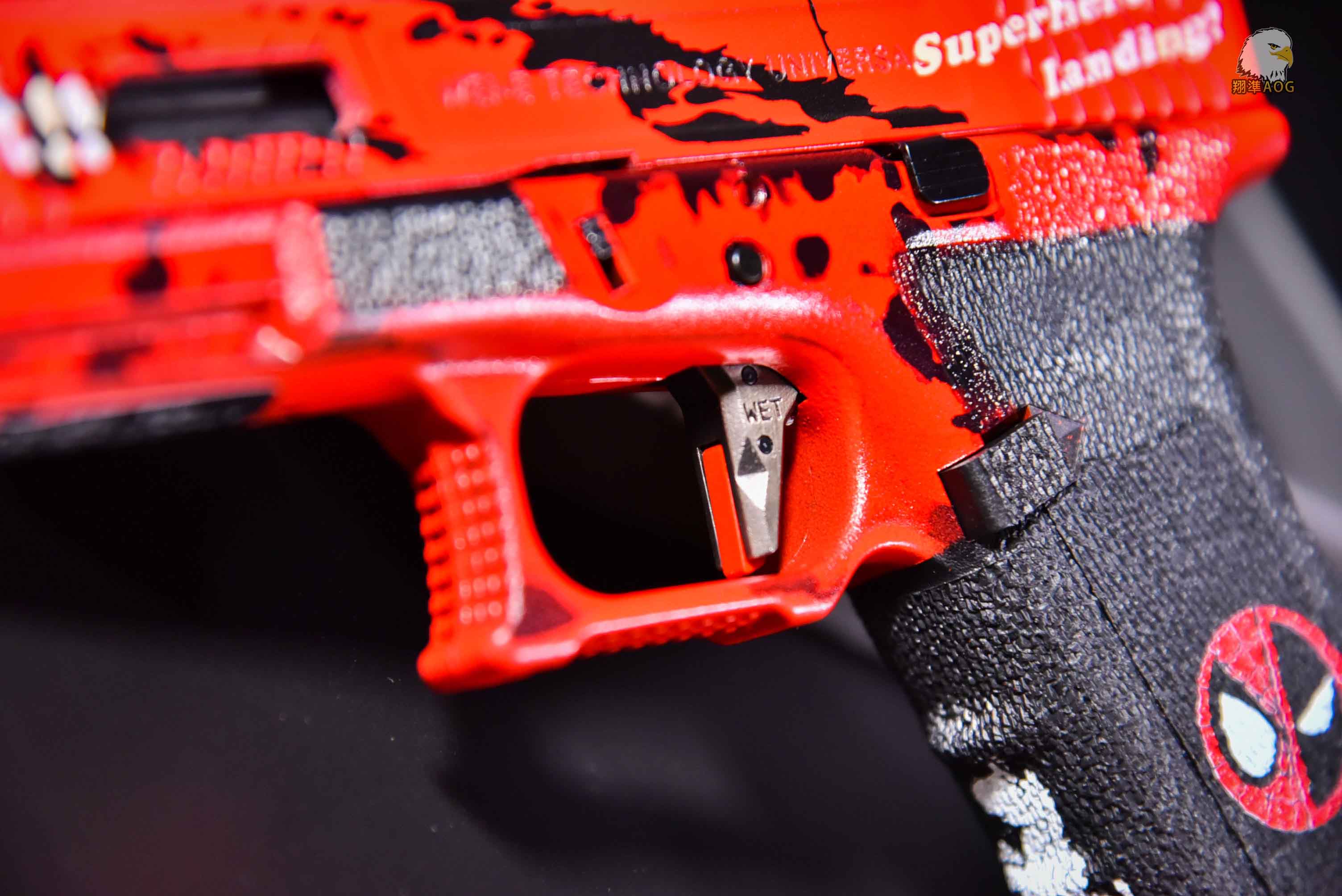 【翔準國際AOG】AS-DP7703 死侍DP17-原力滑套/原力板機 WA G17 原力版 死侍 GLOCK Deadpool 死侍 後座力 ...