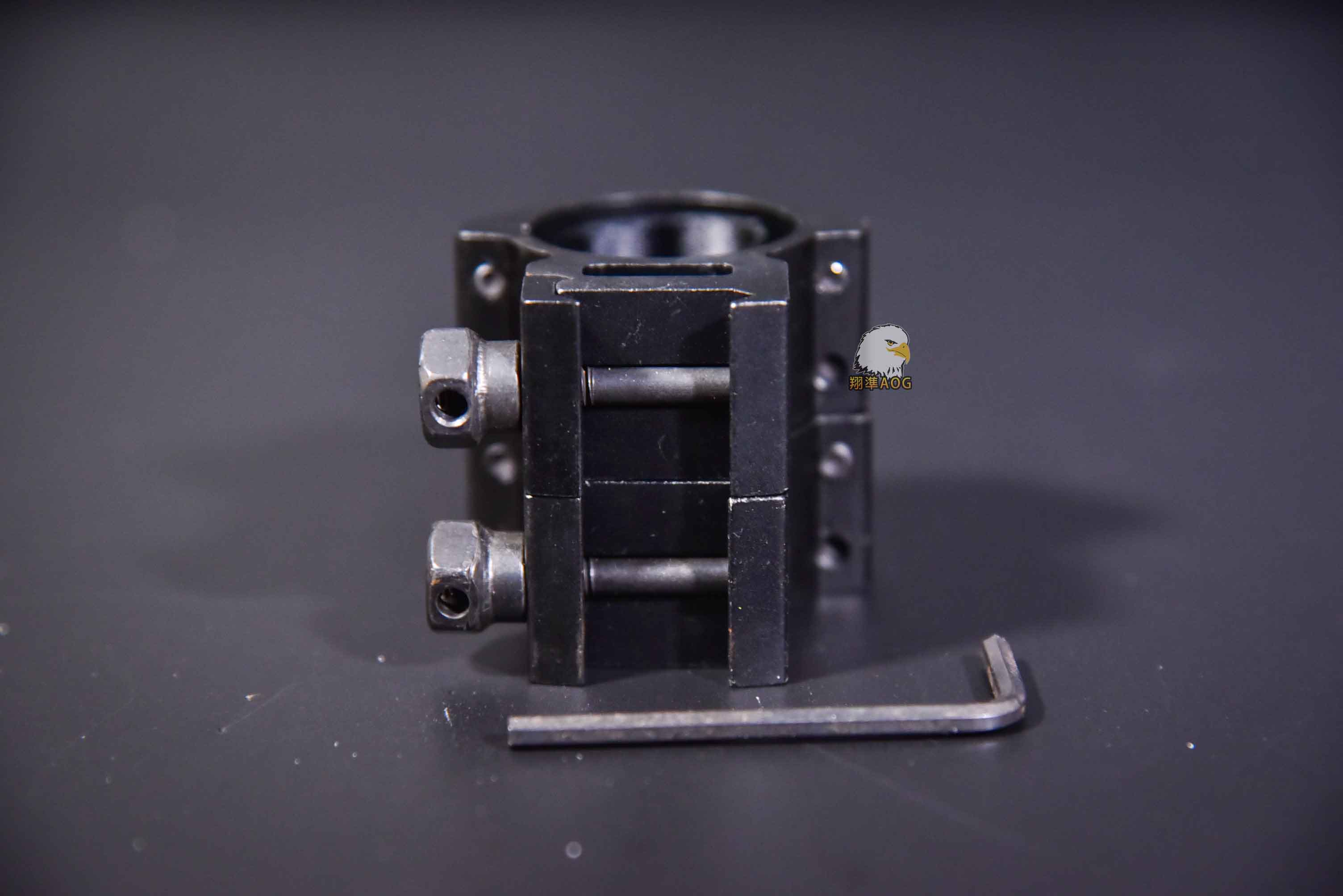 【翔準軍品 AOG】4螺25mm 高寬 全金屬 高寬軌 螺鎖 四螺 瞄具 夾具 魚骨夾 狙擊鏡座 B05018 翔準國際生存遊戲官方網站 ...