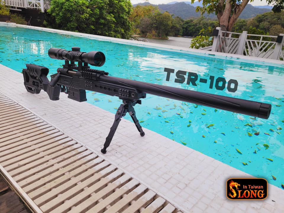 【翔準軍品AOG】神龍 (沙) SLONG TSR-100 戰術槍身 槍托 本體 For VSR 狙擊槍 SL02001A 翔準國際生存遊戲 ...