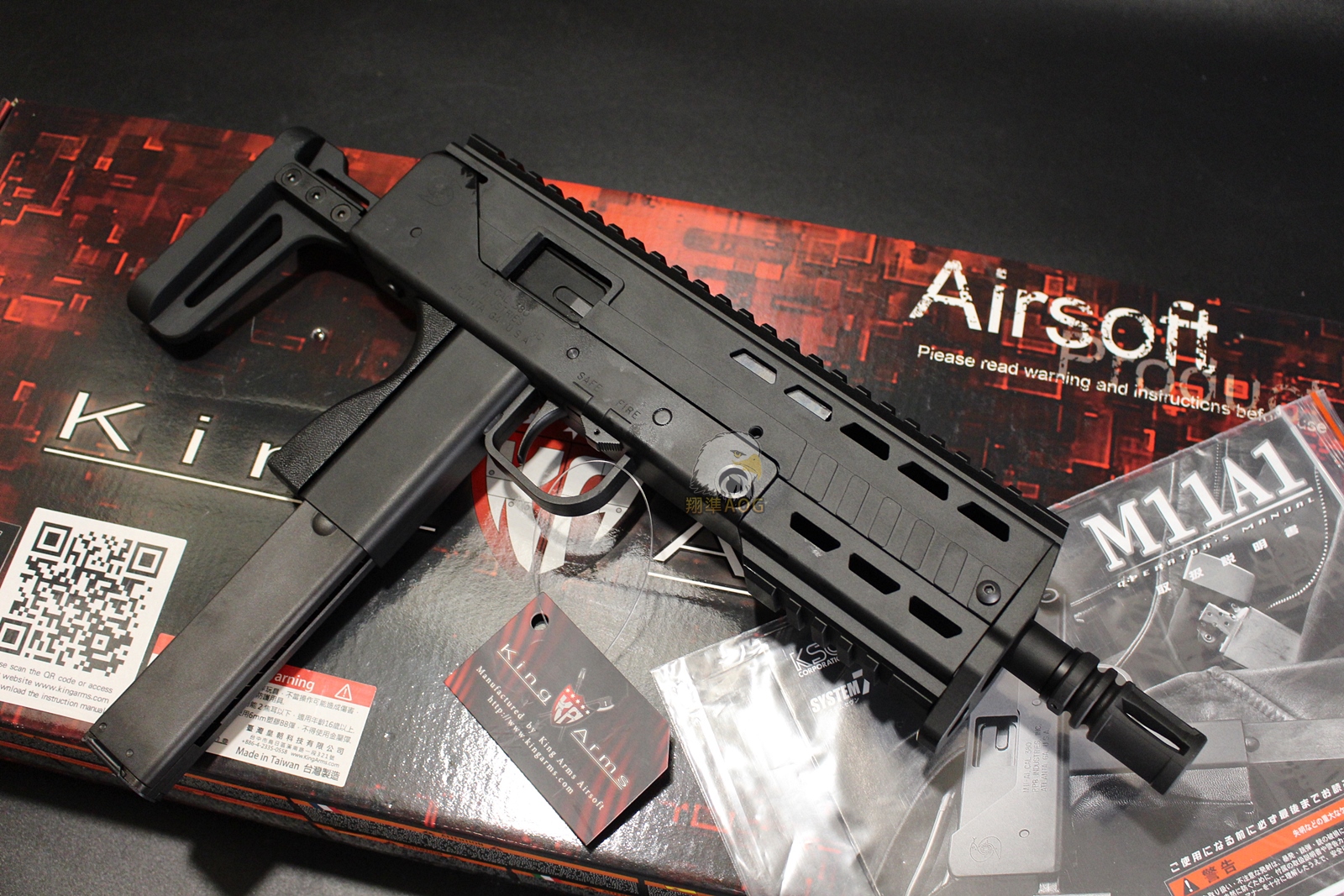 【翔準軍品AOG】King Arms M11 PDW 戰術衝鋒槍 KSC聯名 AG-998 翔準國際生存遊戲官方網站AIRSOFT M11 ...