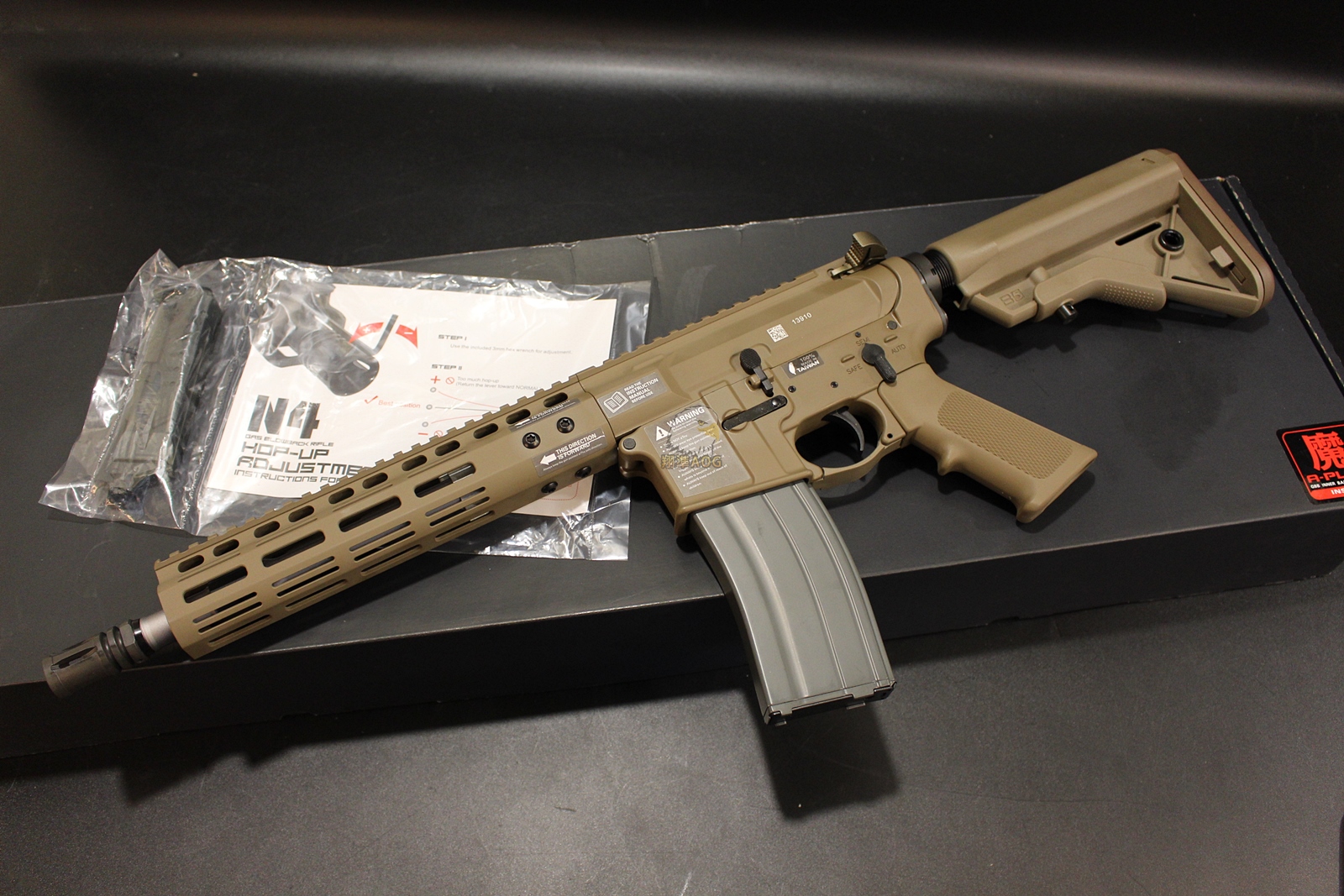 【翔準軍品AOG】A-PLUS 魔 NOVESKE N4 GBB 瓦斯槍 沙色 D-08-1112 翔準國際生存遊戲官方網站AIRSOFT A-PLUS魔 NOVESKE N4