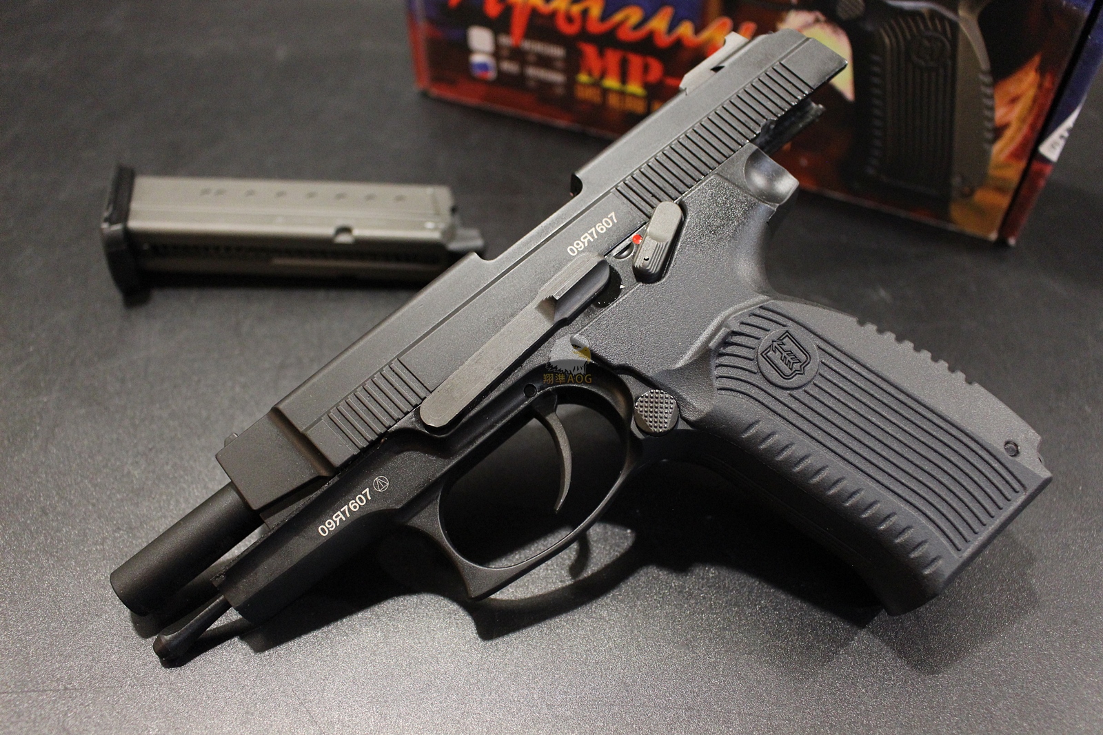 【翔準軍品AOG】Show Raptor MP-443 烏鴉瓦斯槍 BB槍 全金屬 Y3-008-10B 翔準國際生存遊戲官方網站AIRSOFT Show Raptor MP-443 烏鴉