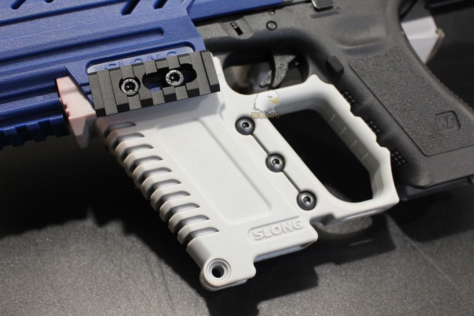 【翔準軍品AOG】神龍SLONG MPG-GLOCK 衝鋒+巨石套件(藍) 格拉克 手槍套件 生存遊戲 SL-01-AHABB 翔準國際生存 ...