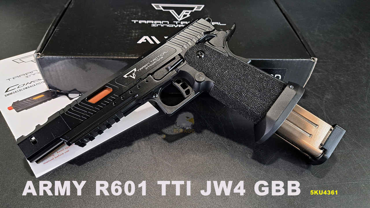 【翔準AOG】ARMY TTI 戰鬥大師(黑) JW4 Combat Master Alpha GBB 瓦斯槍 R601-3D 翔準國際生存遊戲官方網站AIRSOFT ARMY TTI 戰鬥大師(黑)