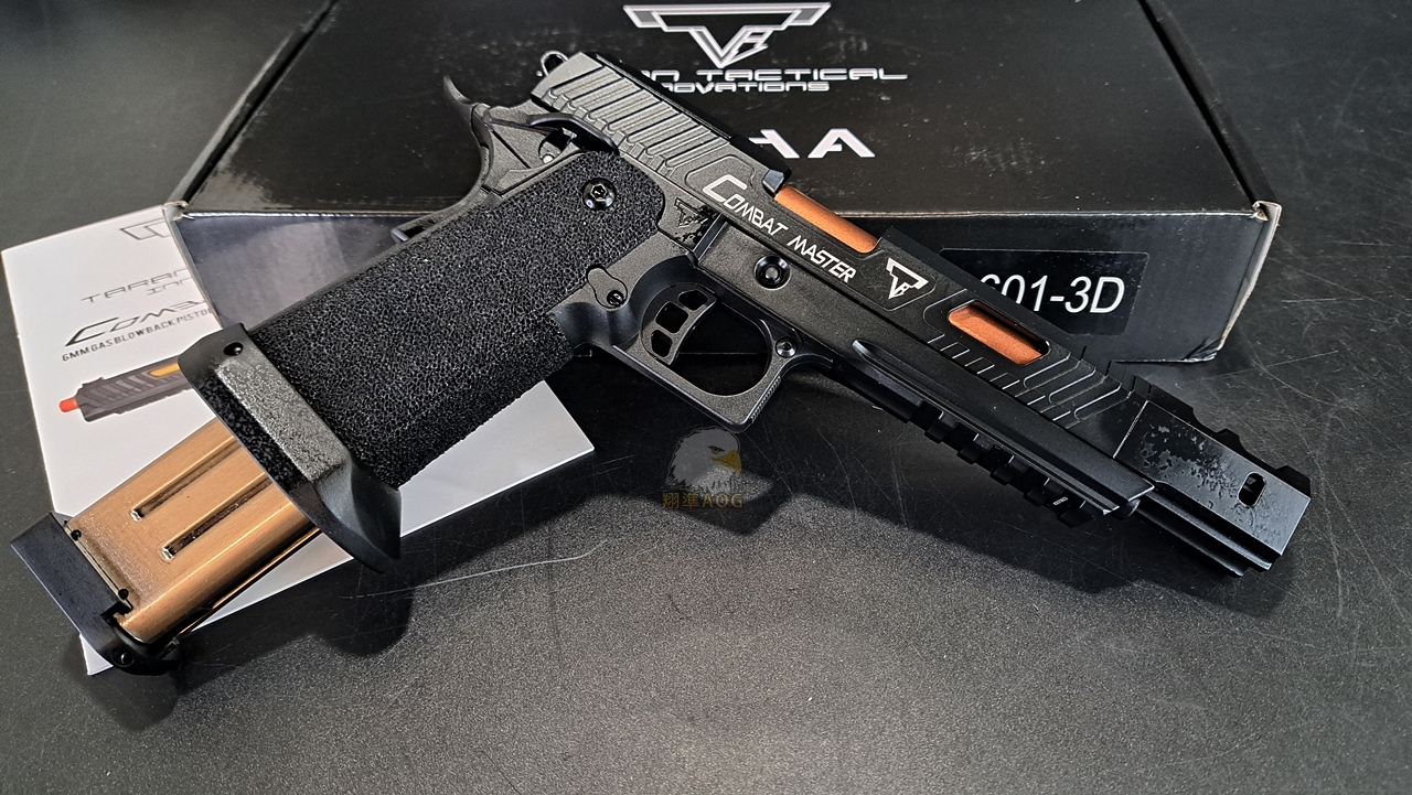 【翔準AOG】ARMY TTI 戰鬥大師(黑) JW4 Combat Master Alpha GBB 瓦斯槍 R601-3D 翔準國際生存 ...