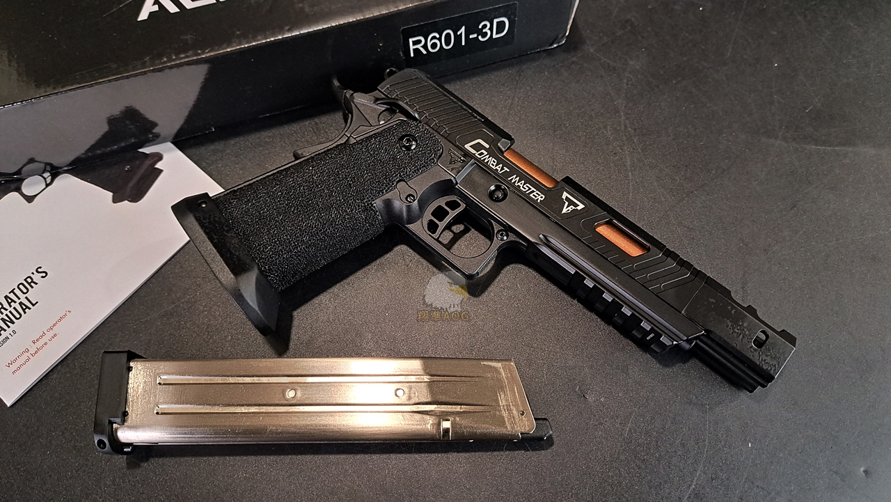 【翔準AOG】ARMY TTI 戰鬥大師(黑) JW4 Combat Master Alpha GBB 瓦斯槍 R601-3D 翔準國際生存 ...