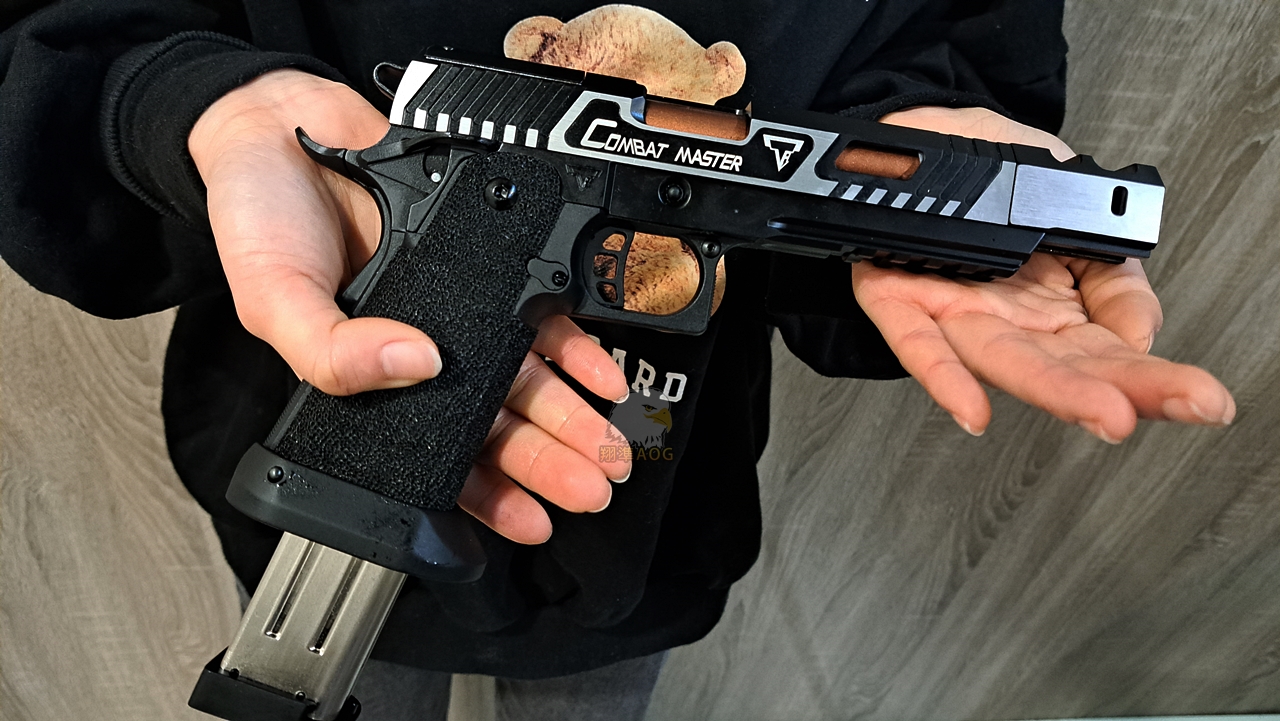 【翔準AOG】ARMY TTI 戰鬥大師(黑) JW4 Combat Master Alpha GBB 瓦斯槍 R601-3D 翔準國際生存 ...