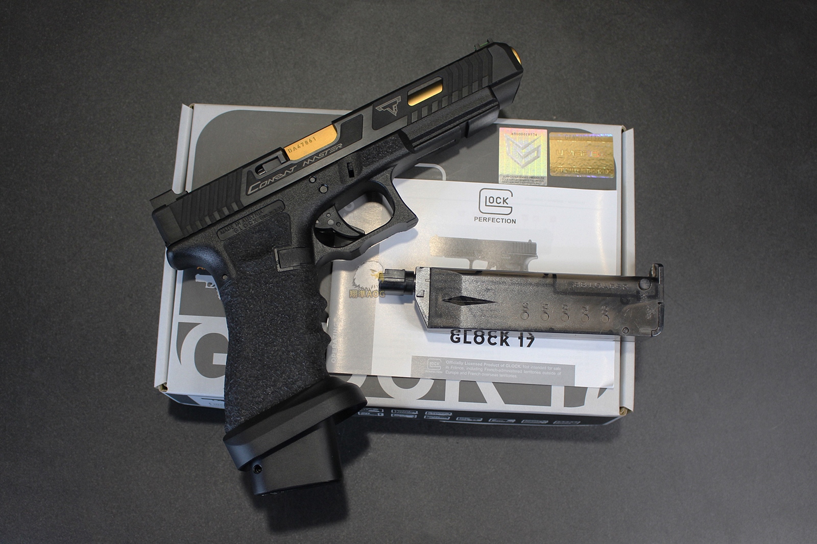 【翔準軍品AOG】預計8月底發貨 SAMOON沙漠龍 EMG／TTI GHK Glock17 瓦斯槍 GBB手槍 JW2 G34 D-05 ...