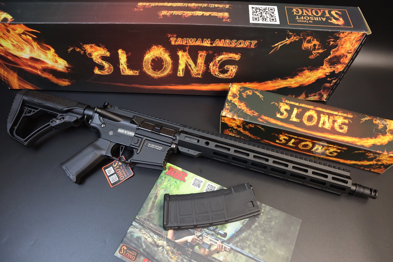 【翔準AOG】SLONG 神龍 MFF14 M-LOK M4 電動槍 黑 AEG SL-MFF-14 台灣製 長槍 高品質 耐用 輕鬆升級 翔 ...