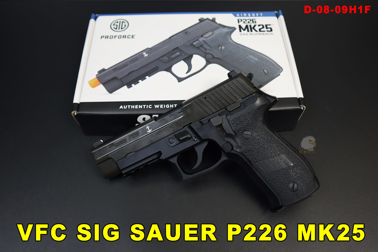 【翔準AOG】現貨收售 VFC SIG SAUER P226 MK25 授權刻字 金屬滑套 瓦斯手槍 08-09H1F 海軍 經典 海豹 特種部隊 翔準國際生存遊戲官方網站AIRSOFT ...