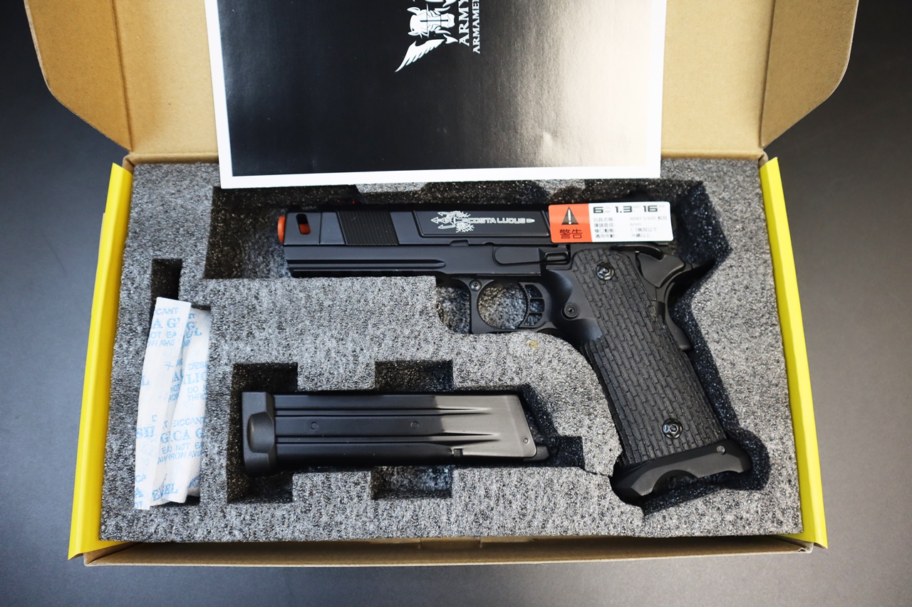 【翔準AOG】ARMY R501 BK/DE 瓦斯短槍 GBB 手槍 Costa Carry Comp STI 2011 全金屬 瓦斯手槍 ...