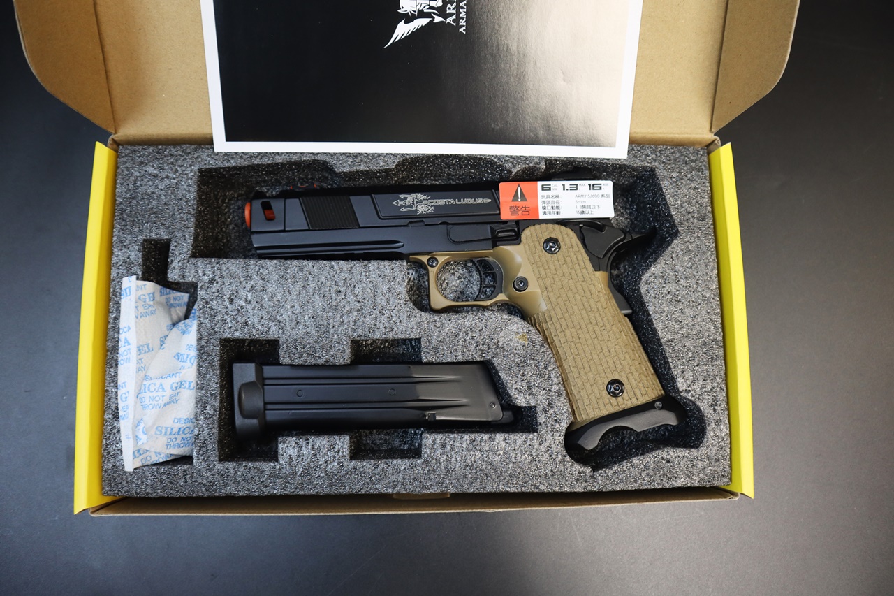 【翔準AOG】ARMY R501 BK/DE 瓦斯短槍 GBB 手槍 Costa Carry Comp STI 2011 全金屬 瓦斯手槍 ...
