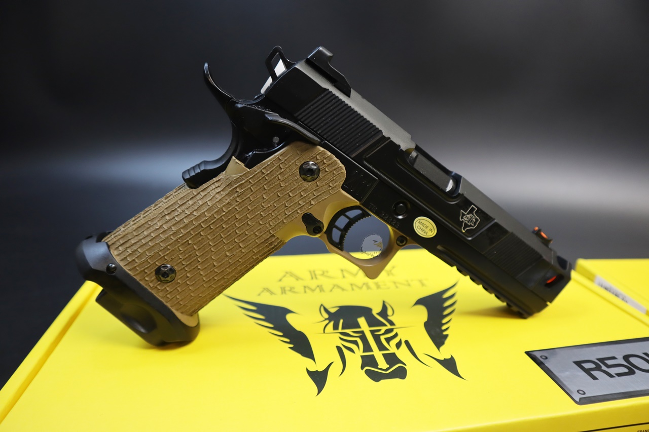 【翔準AOG】ARMY R501 BK/DE 瓦斯短槍 GBB 手槍 Costa Carry Comp STI 2011 全金屬 瓦斯手槍 ...