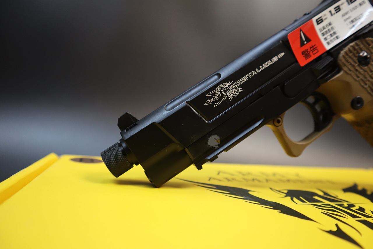 【翔準AOG】ARMY R504DE 瓦斯短槍 GBB 手槍 COSTA LUDUS STI 2011 RMR 全金屬 瓦斯手槍 後座力手槍 ...