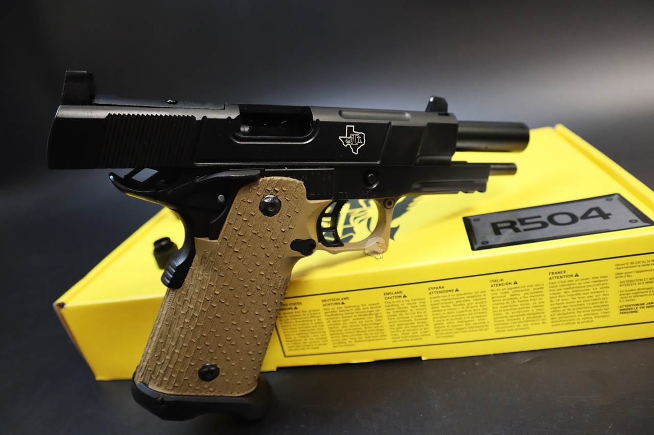 【翔準AOG】ARMY R504DE 瓦斯短槍 GBB 手槍 COSTA LUDUS STI 2011 RMR 全金屬 瓦斯手槍 後座力手槍 ...