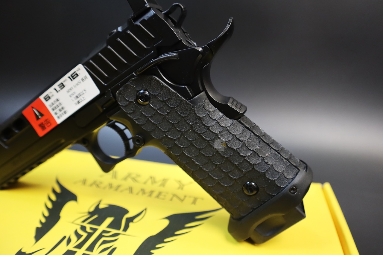 【翔準AOG】ARMY R604 BK 瓦斯短槍 GBB 手槍 DVC P STI 2011 RMR座 全金屬 瓦斯手槍 黑色 後座力手槍 翔 ...