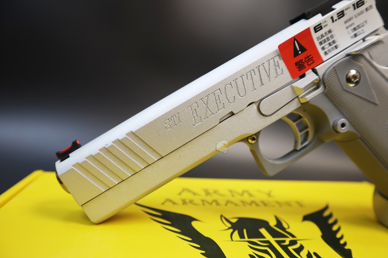【翔準AOG】ARMY R609 SV 瓦斯短槍 GBB 手槍 STI 2011 HI-CAPA 全金屬 瓦斯手槍 銀色 後座力手槍 翔準國際 ...