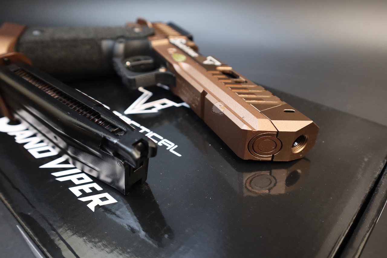 【翔準AOG】高階7075鋁製滑套款ARMY R615D TTI SAND Sand Viper沙蛇 瓦斯手槍 RMR座 短槍 瓦斯槍 GBB ...