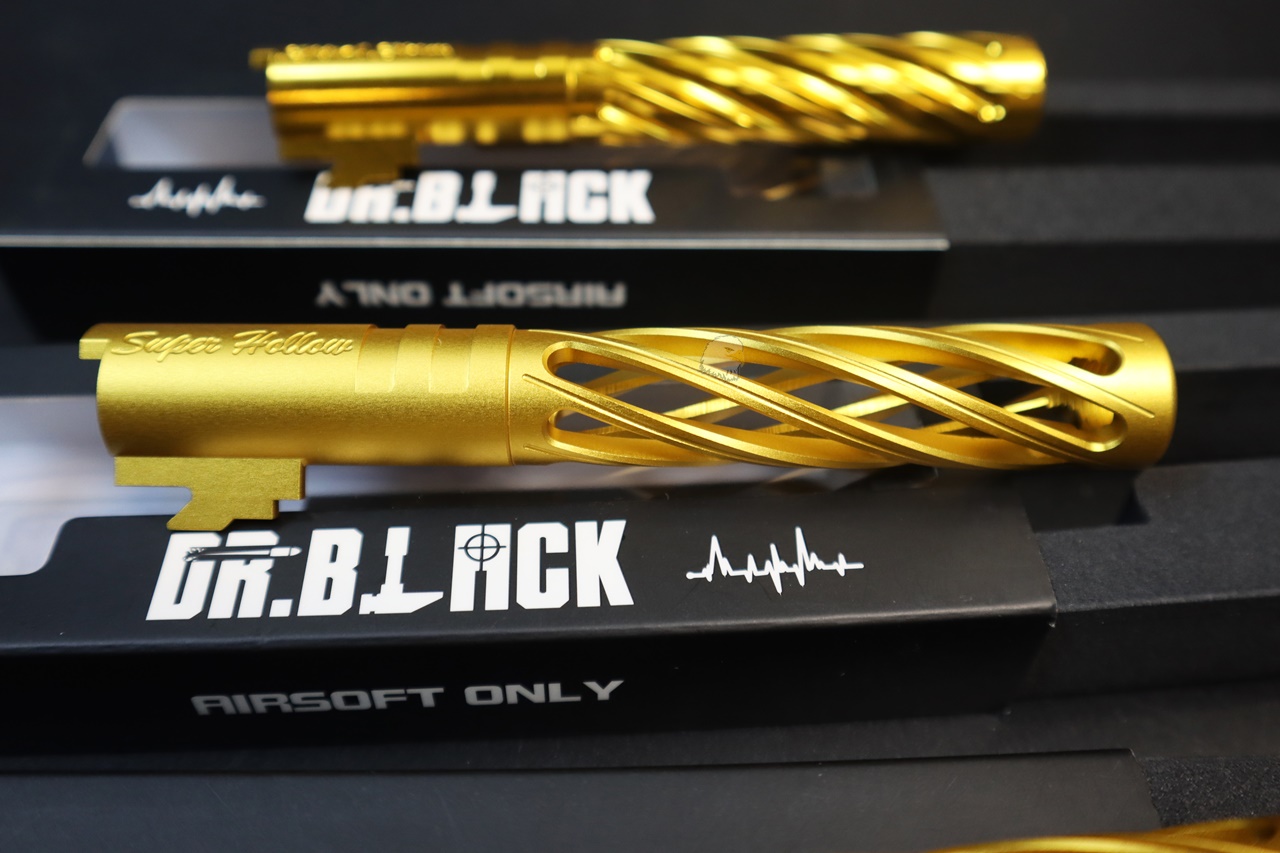 【翔準AOG】DR.BLACK CNC 4.3/5.1(簍空款)鋁合金 全金屬 蜂巢簍空鋁外管 輕量化 HI-CAPA 翔準國際生存遊戲官方 ...