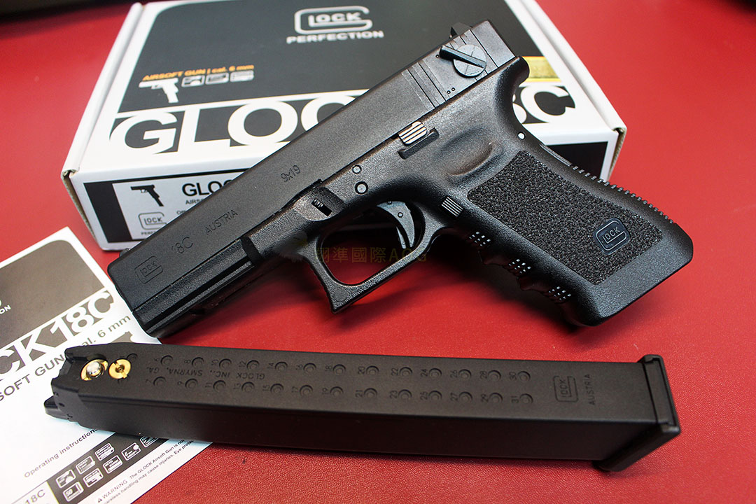 【翔準軍品AOG】VFC/Umarex GLOCK G18C 長彈匣 50發 手槍 瓦斯 D-08-09EC1 翔準國際生存遊戲官方網站 ...