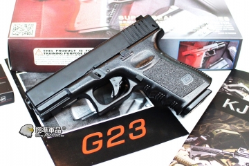 【翔準軍品AOG】KJ G23M GLOCK 黑色 半金屬 瓦斯槍 手槍 寬軌 戰術 D-05-18 翔準國際生存遊戲官方網站AIRSOFT ...