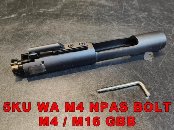 【翔準AOG】免運 5KU 升級 槍機 WA M4 N.P.A.S BOLT for M4 / M16 GBB 套件強化 翔準國際生存遊戲官方 ...